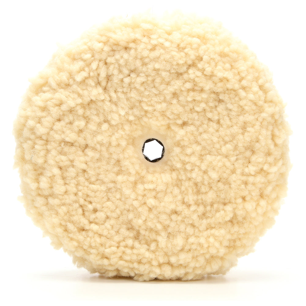 3M Perfect-It Wool Compounding Pad, 05753 - 8", Double Sided, Quick Co ...