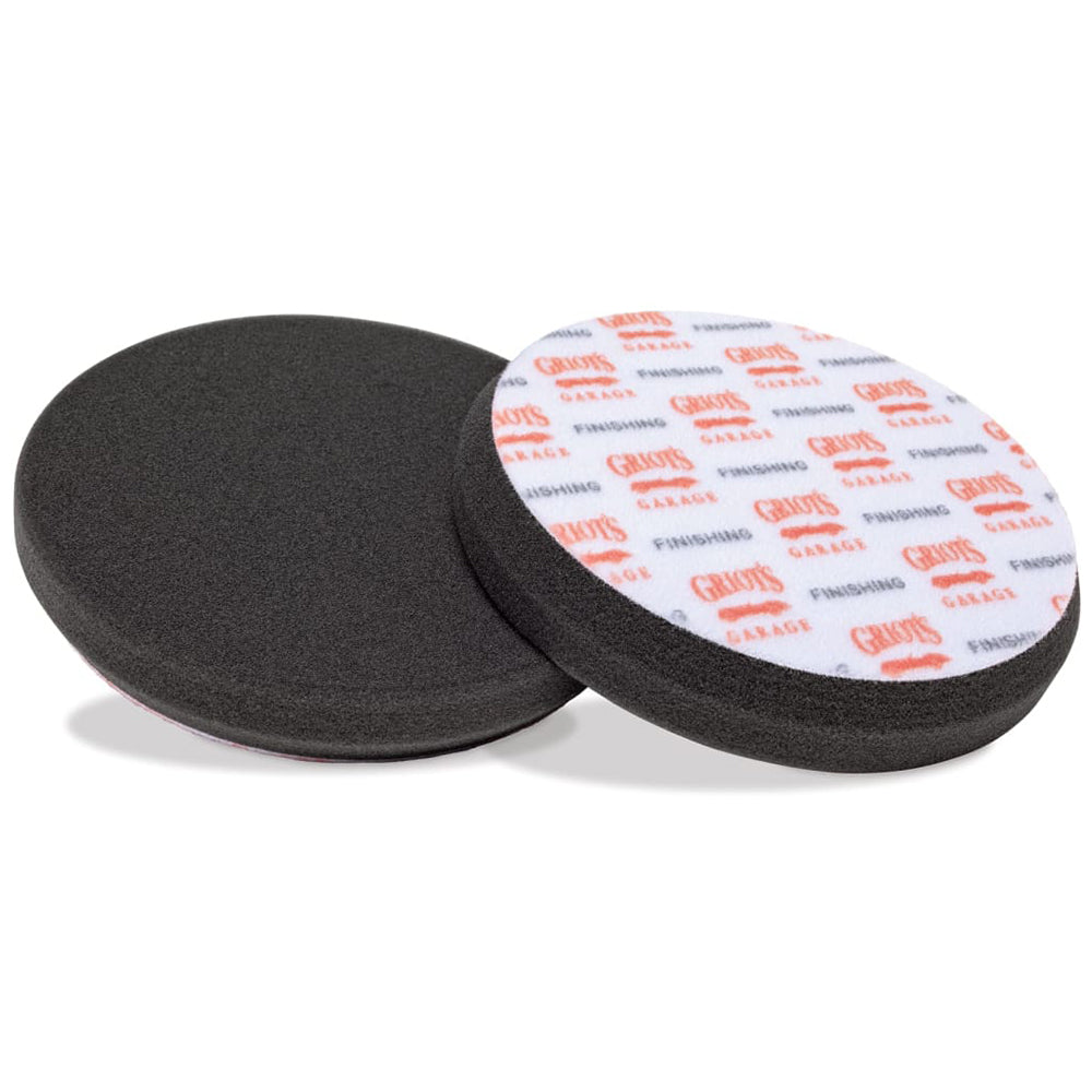 Griot's Garage Foam Finishing Pads - 6.5", Black (2 pack) — Detailing.com