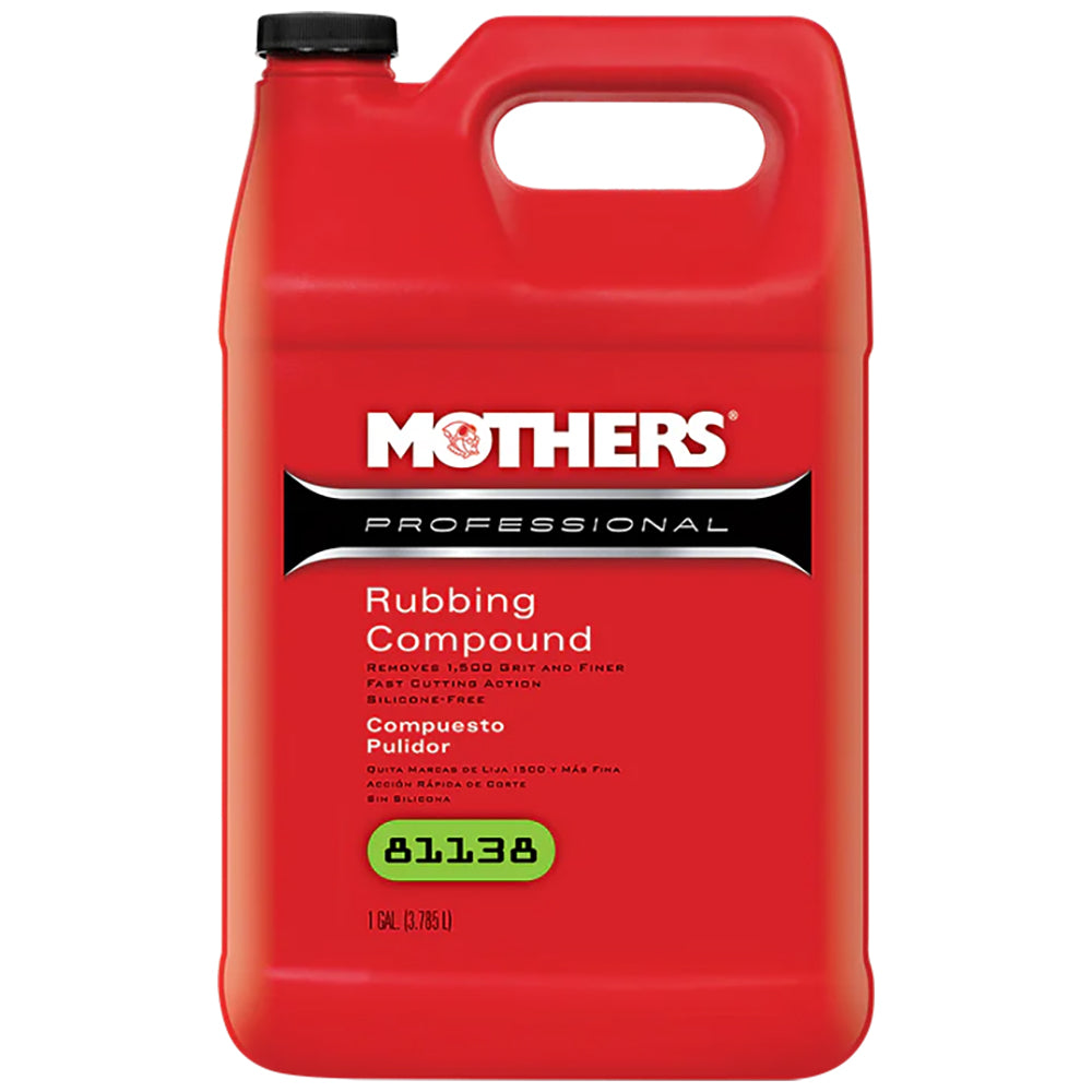 Mothers Professional Rubbing Compound, 81138 - 1 gal. — Detailing.com