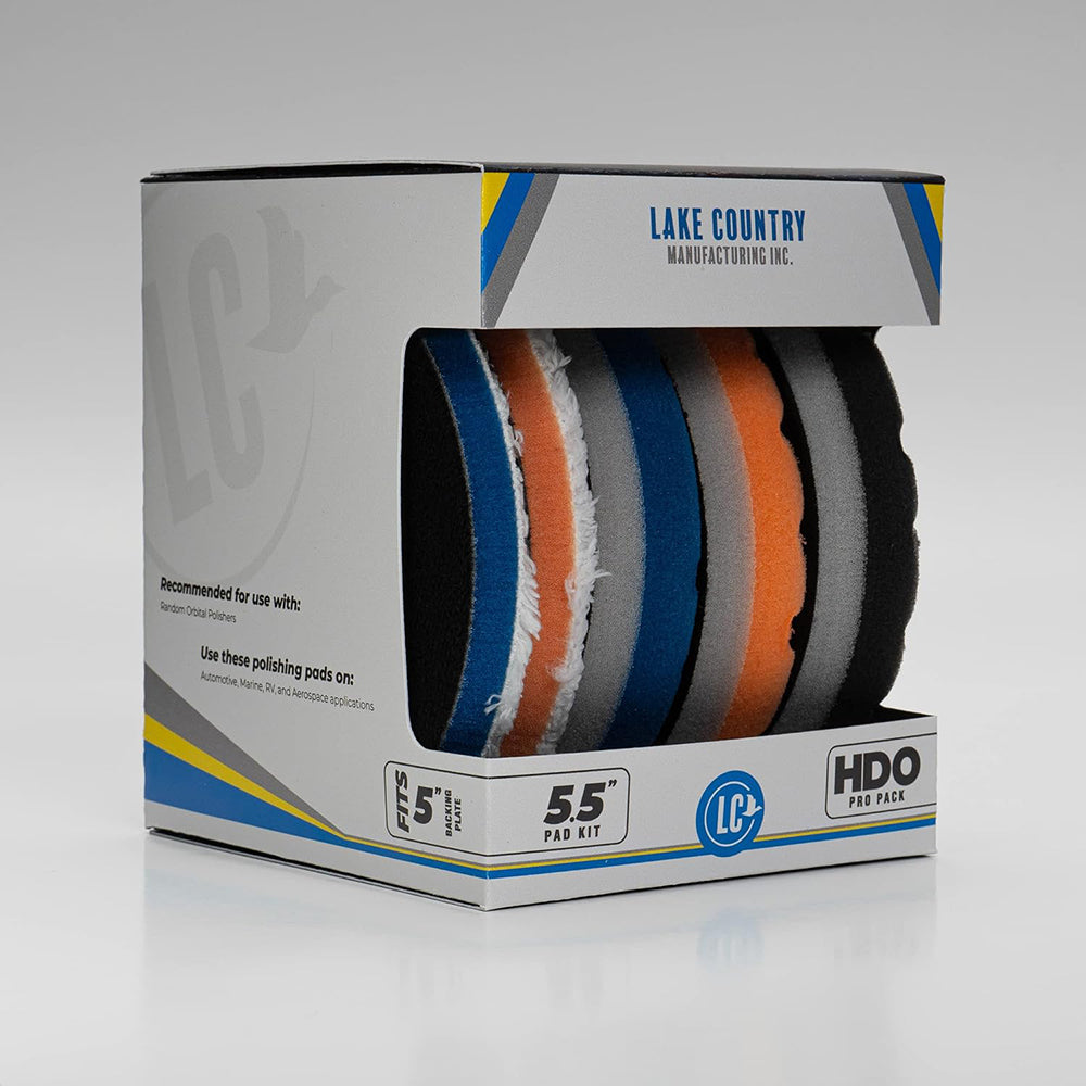 Lake Country HDO CSS Pad Kit - 5.5" (5 pads) — Detailing.com