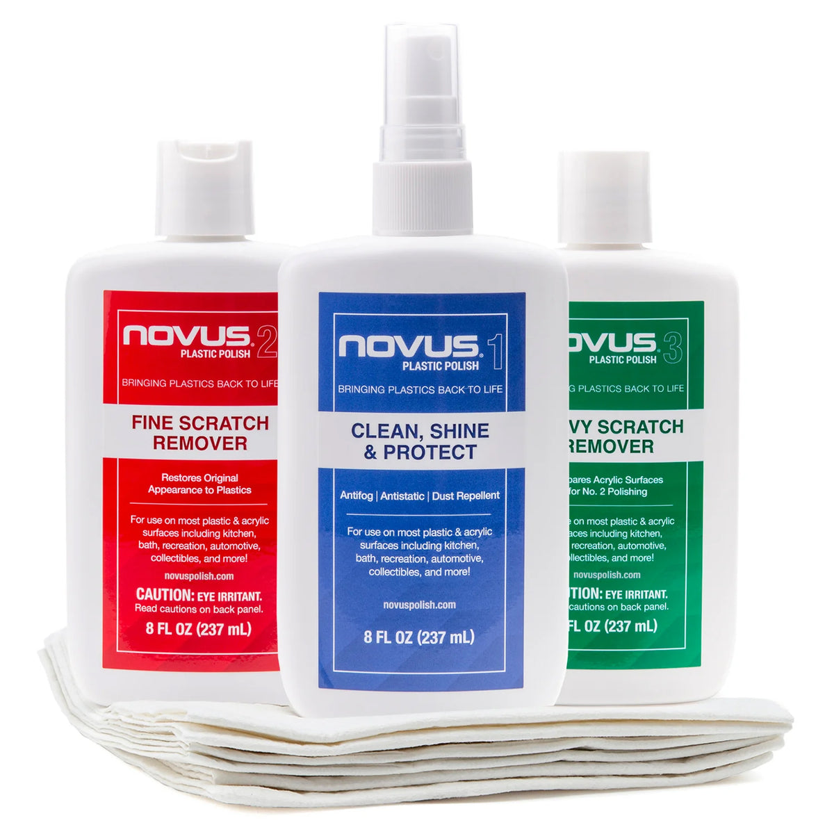 NOVUS Plastic Polish Kit - 8 oz. — Detailing.com