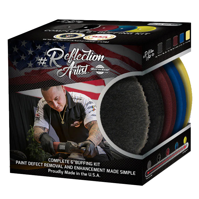 Buff and Shine Reflection Artist Buffing Kit - 6" — Detailing.com