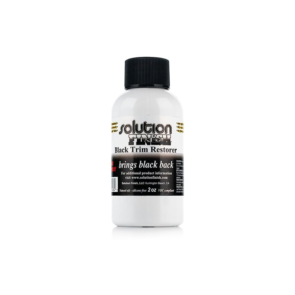 Solution Finish Black Trim Restorer - 2 oz. — Detailing.com