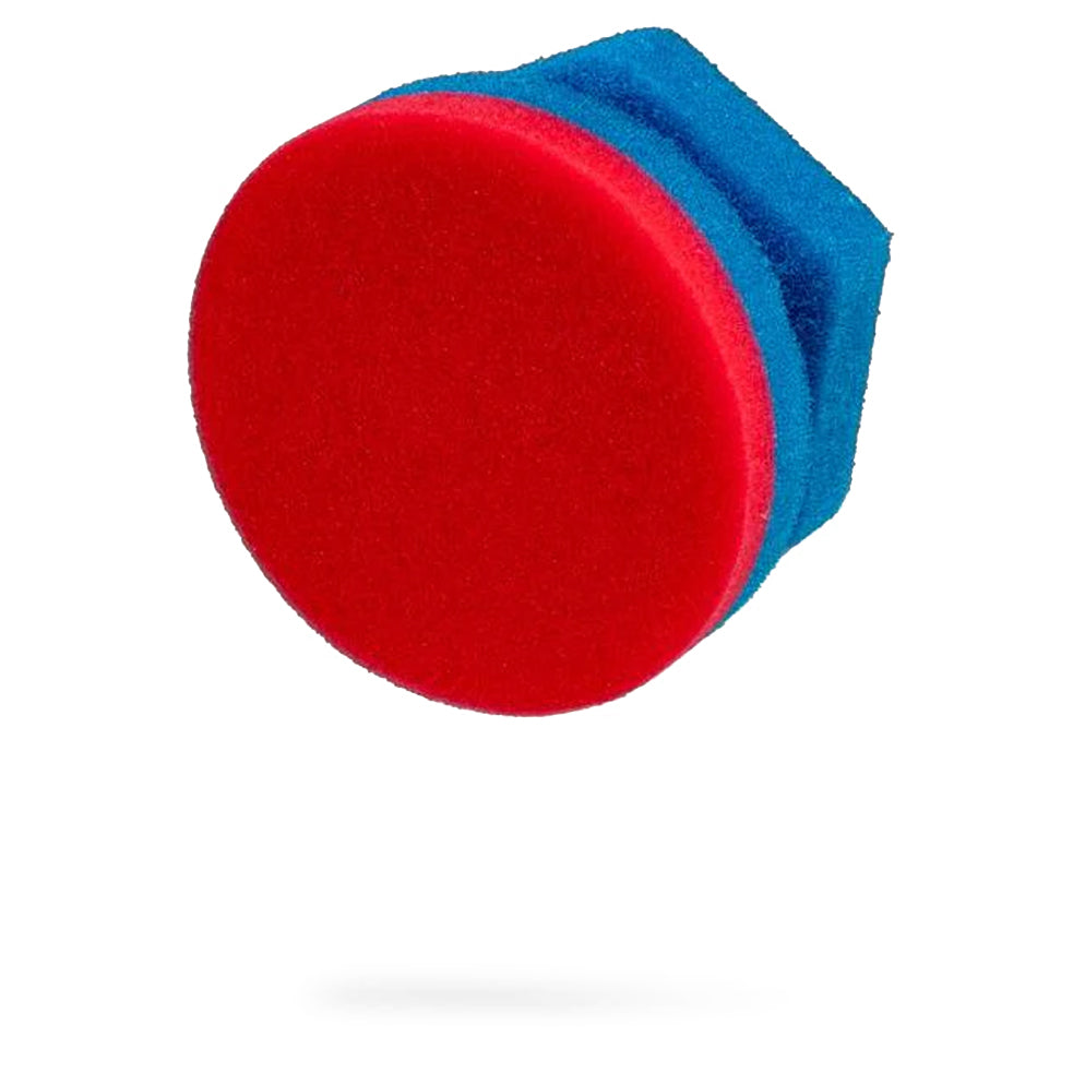 Adam's Hex-Grip Patriot Wax Applicator - Red/Blue — Detailing.com