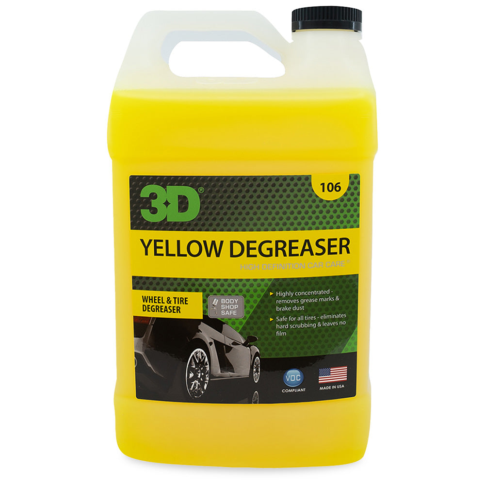 3D Yellow Degreaser - 1 gal. — Detailing.com